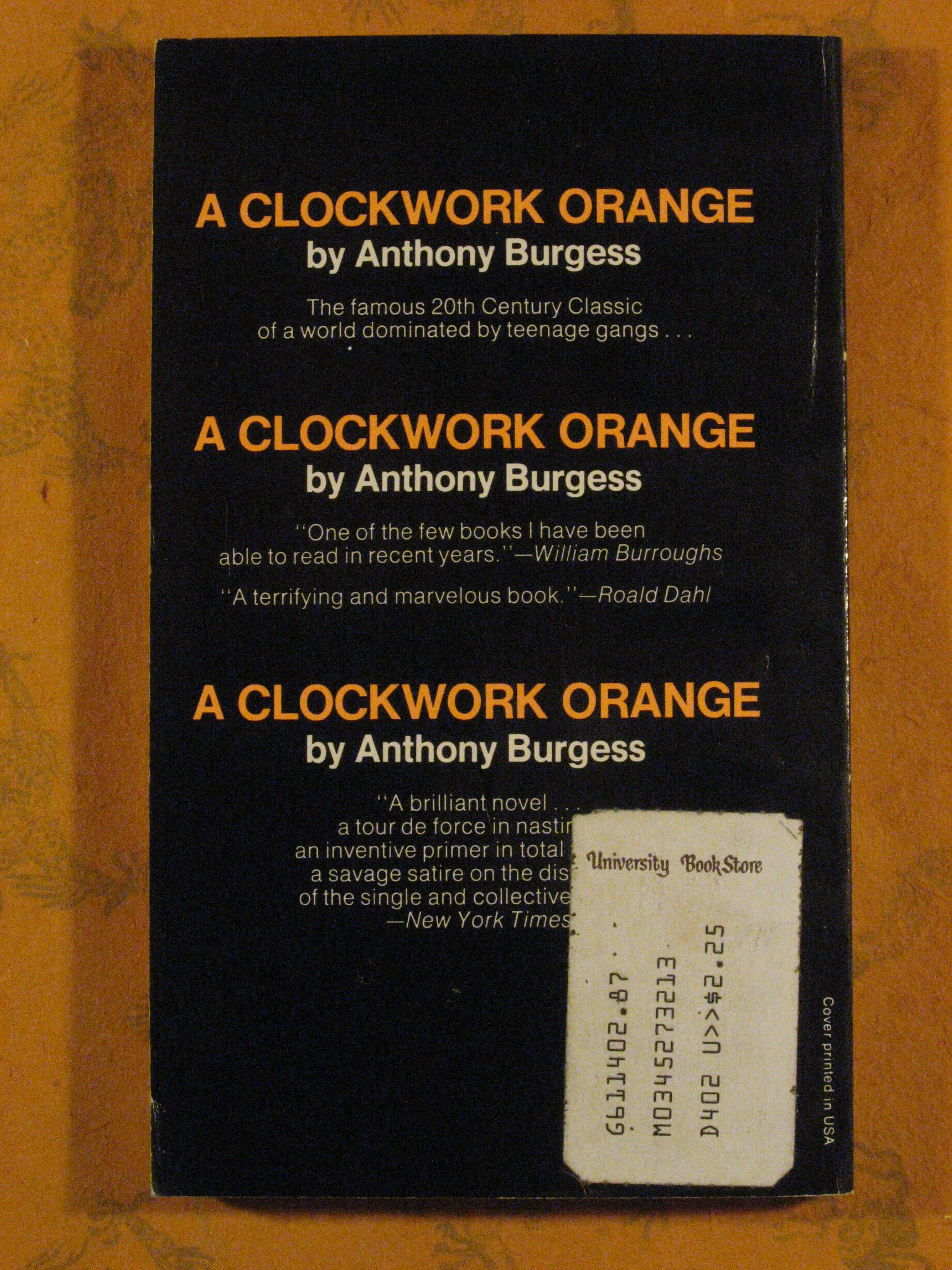Clockwork Orange Book
