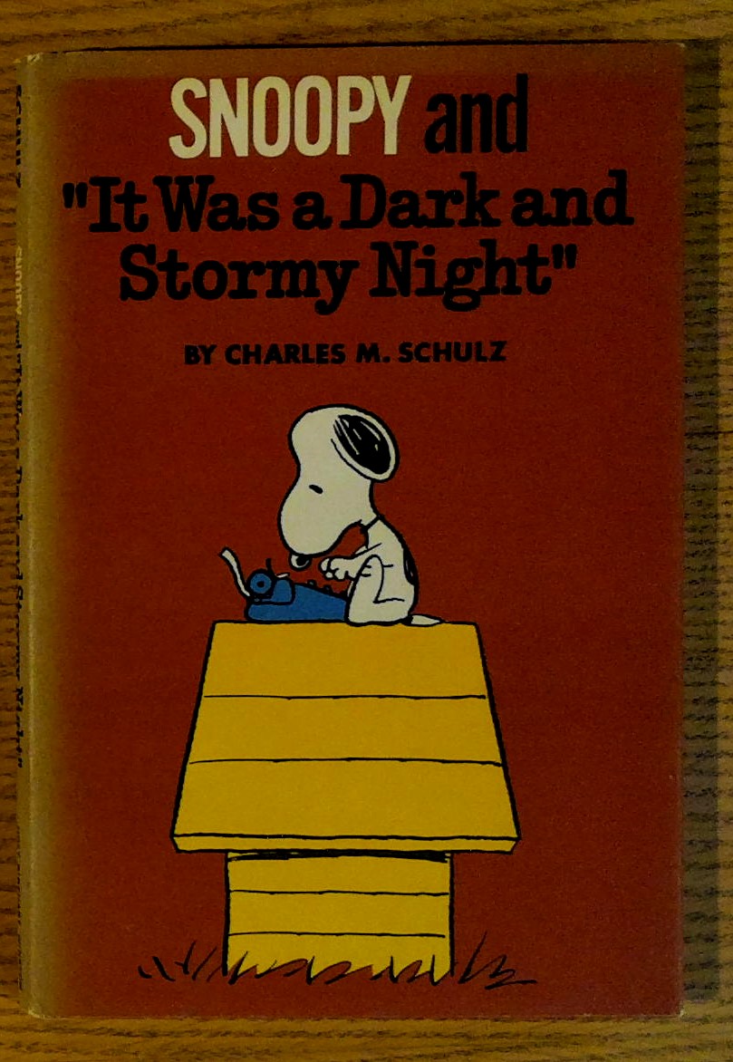 Snoopy Writing Dark And Stormy Night