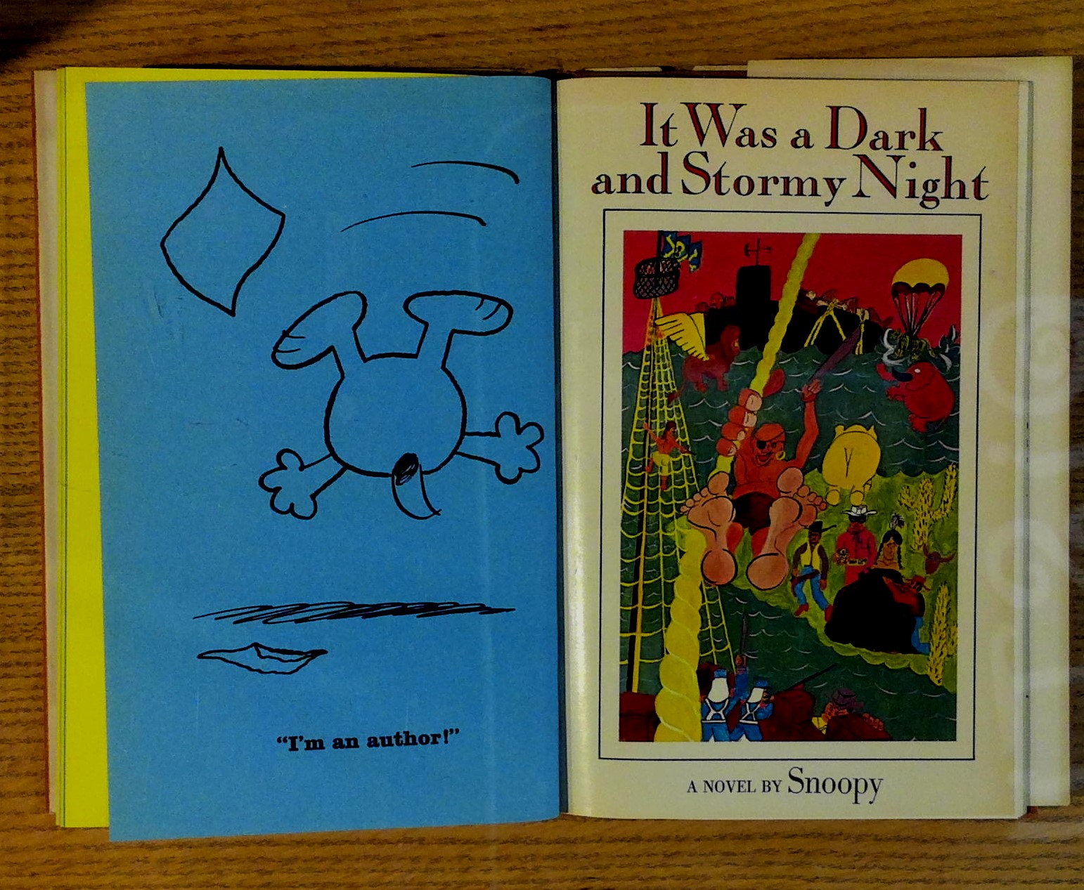 Snoopy Writing Dark And Stormy Night