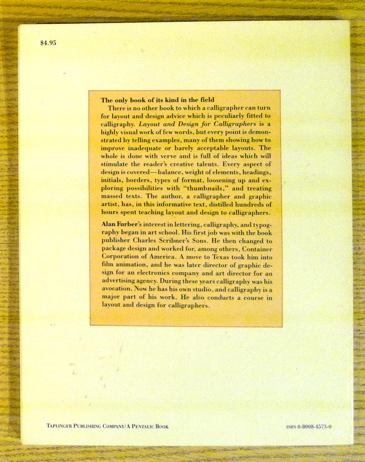 Layout And Design For Calligraphers